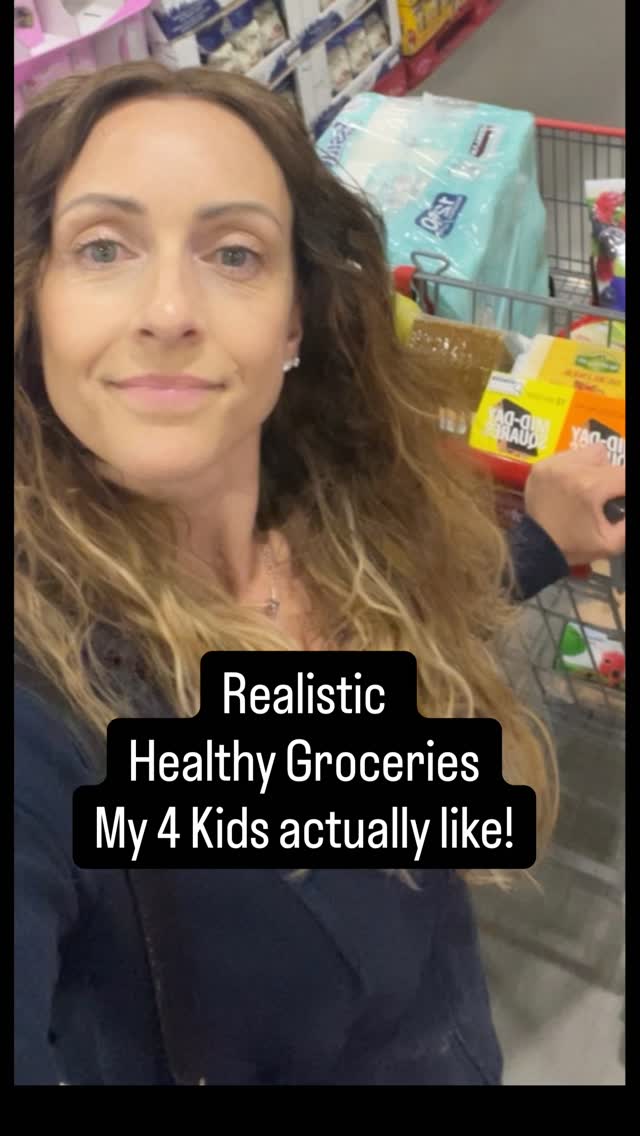 Realistic healthy groceries my family actually likes!