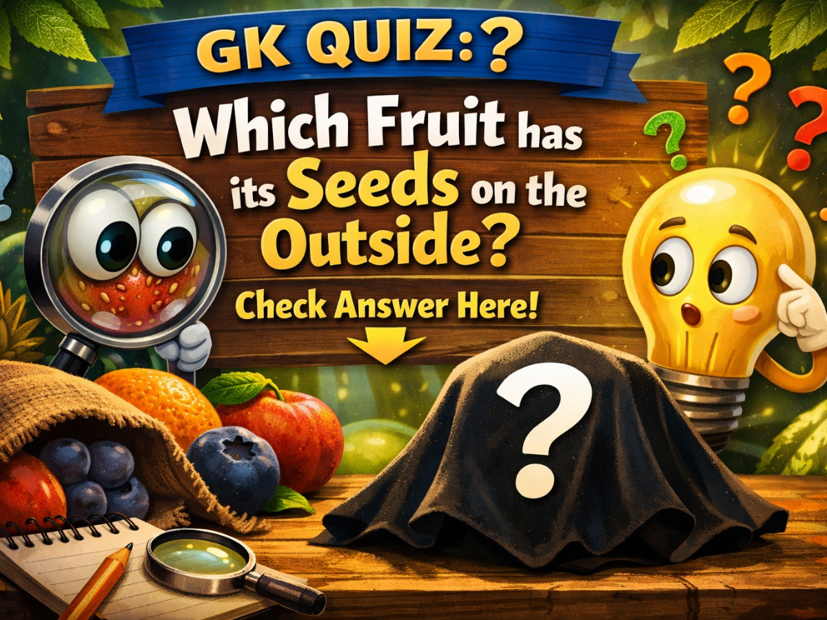GK quiz: Which fruit has its seeds on the outside? Check answer here