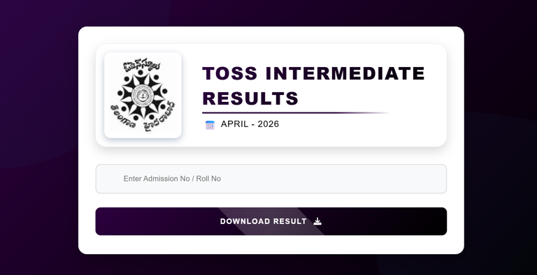 TOSS SSC, Inter result 2026 released at telanganaopenschool.org: Direct ...