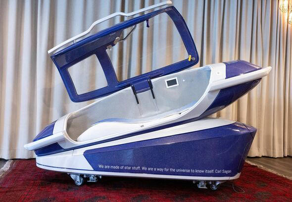 Four chilling words spoken as first woman to die in 'suicide pod' ended ...