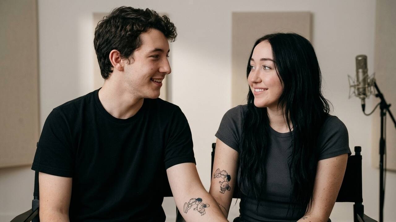 Frankie Jonas and Noah Cyrus unveil identical 'Ponyo' tattoos, sparking ...