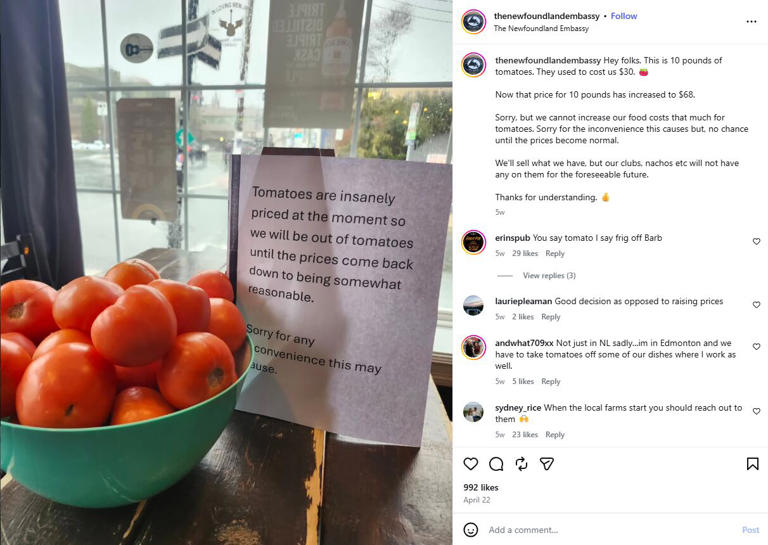Did Trump take tomato? Here's what's behind the latest grocery price ...