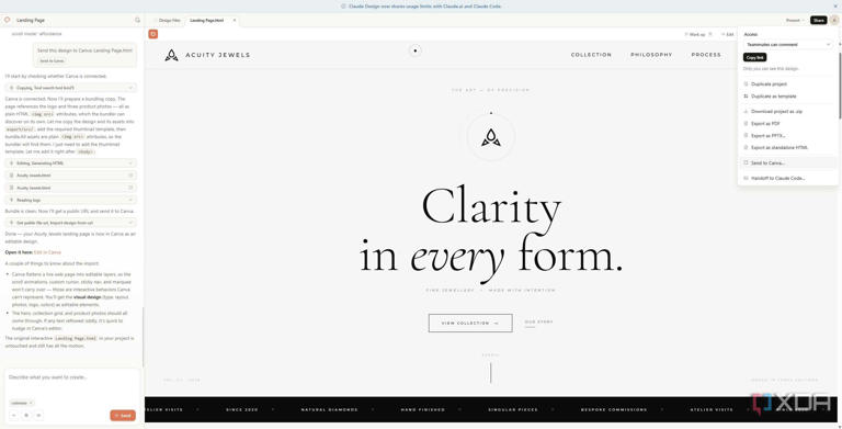 Claude Design's Canva integration just saved me hours of editing, and ...