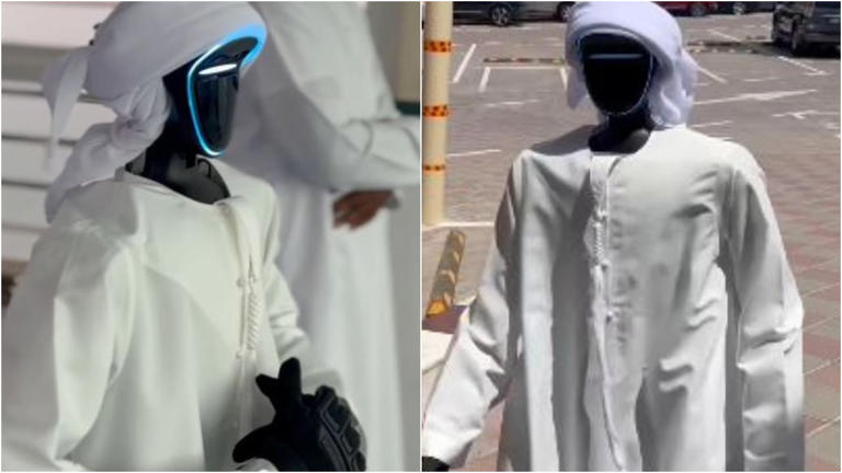 Viral video: Humanoid robot performs Eid prayer inside Dubai mosque ...