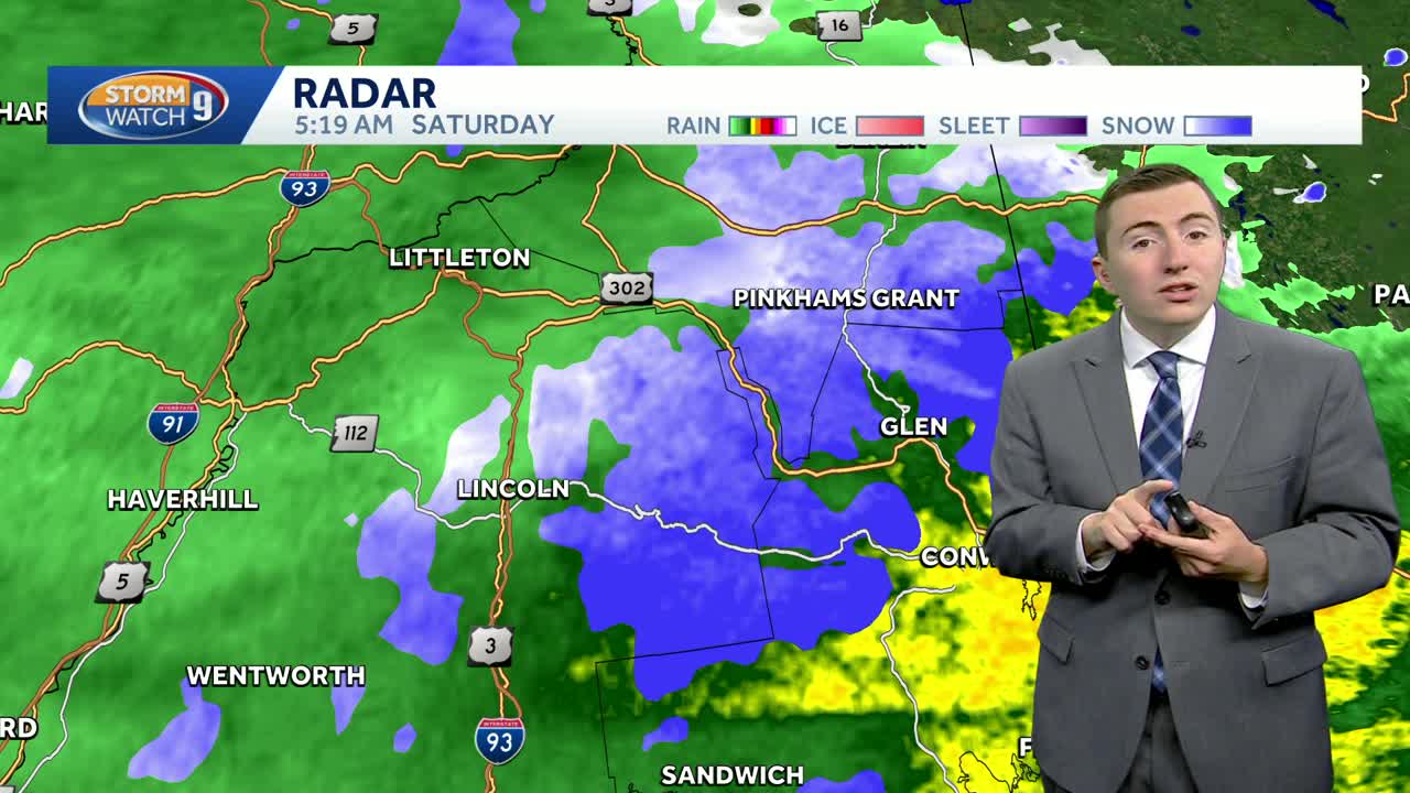 Video: Rain moving in early Saturday morning