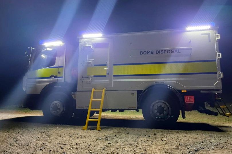 Bomb squad blows up suspect object on famous Anglesey beach