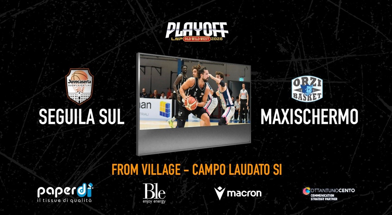 Juvecaserta-Orzinuovi gara 5: maxischermo al FROM Village per la ...