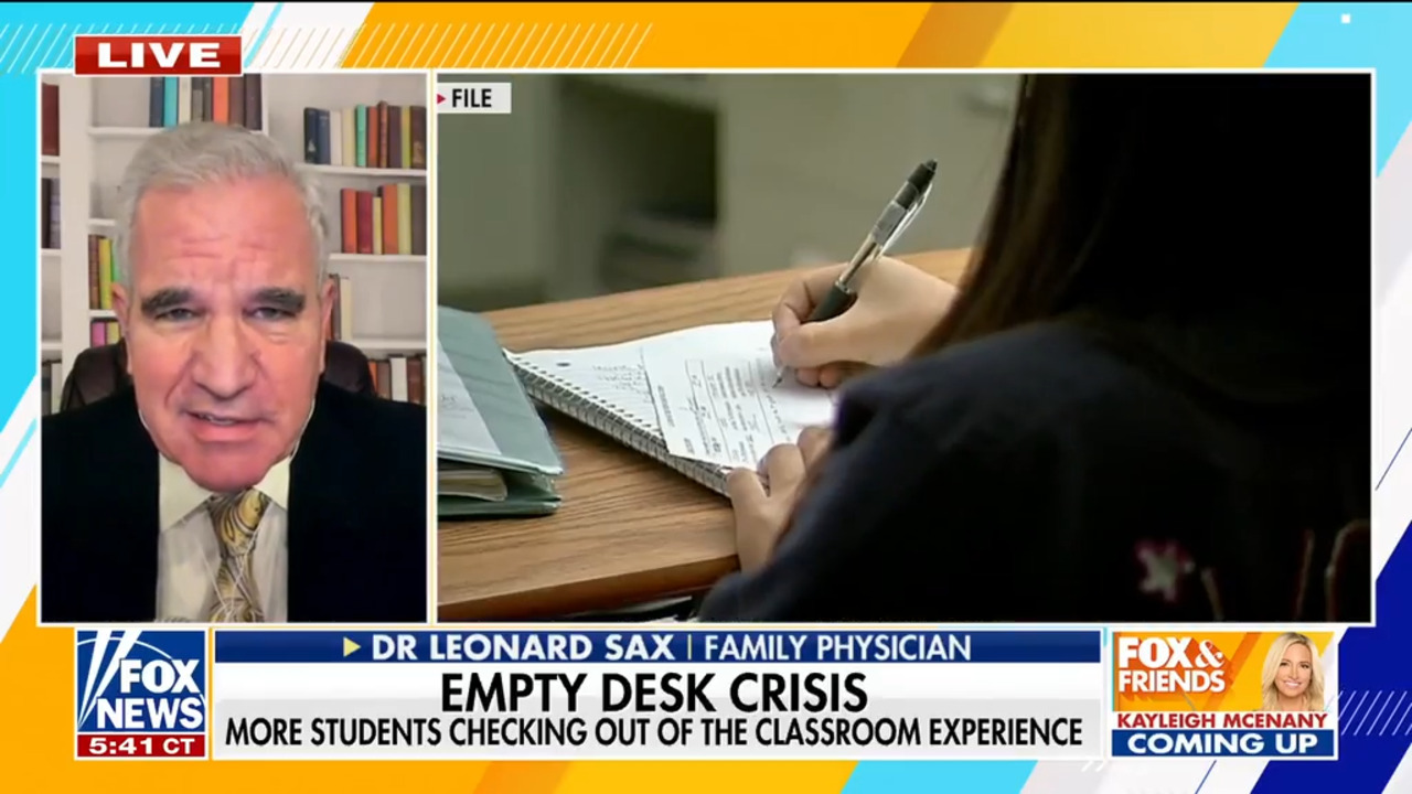 Dr Leonard Sax explains why boys and girls are skipping school