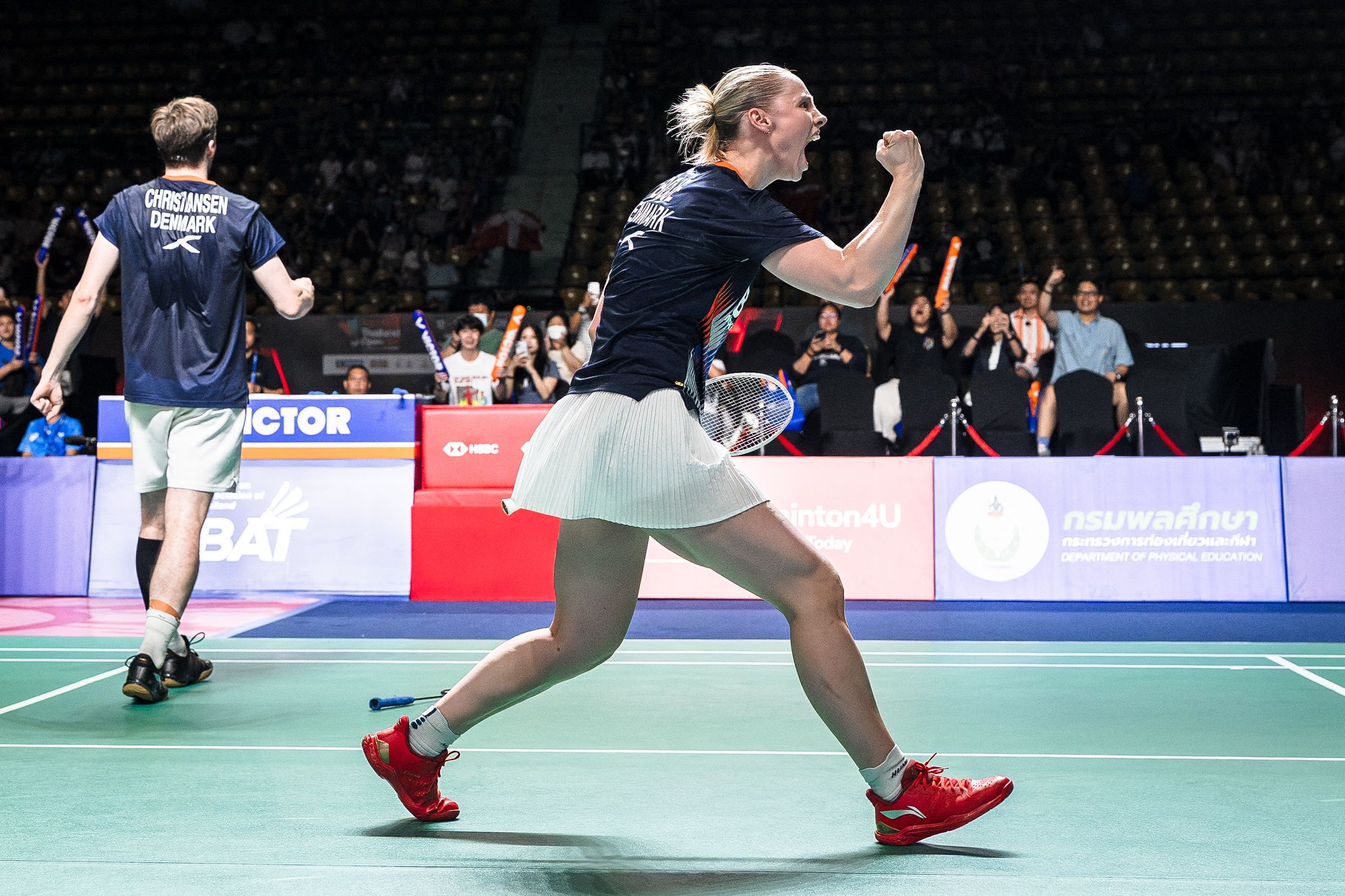 Dansk mixeddouble storspiller sig i finale i Singapore