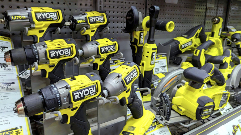 Every tool that comes in Ryobi's 12-piece power tool kit