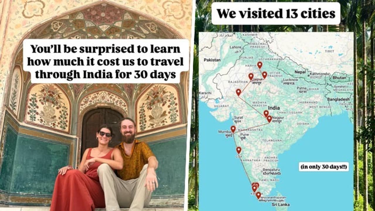 13 cities, 30 days, ₹10 lakh: American couple’s India adventure goes ...