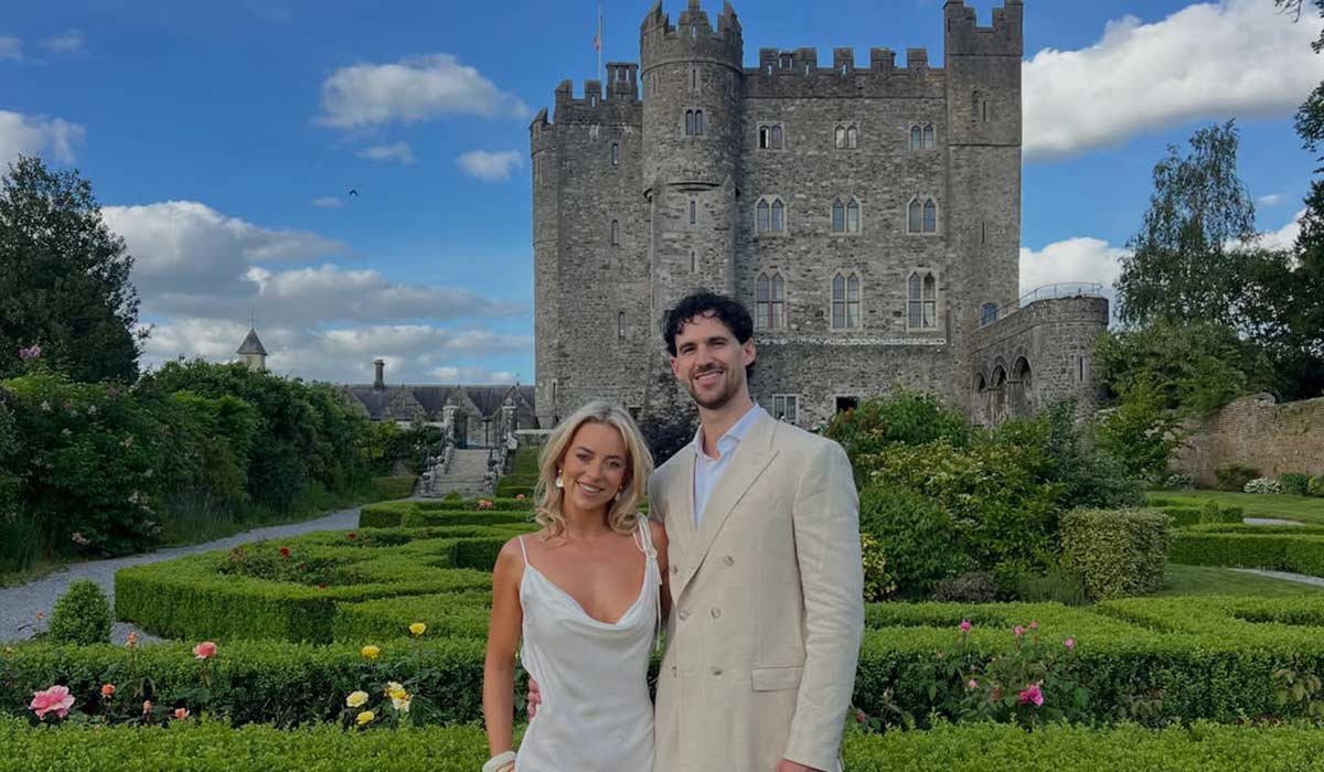 DWTS Laura Nolan wows in white ahead of wedding to Matthew McNabb