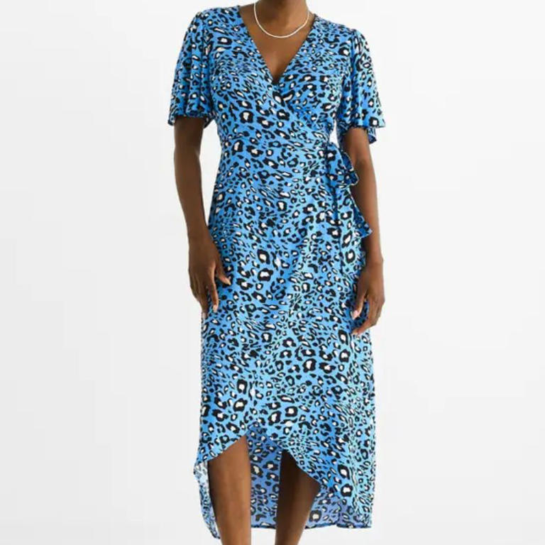 Coleen Nolan's bold leopard print dress uses a trio of design features ...