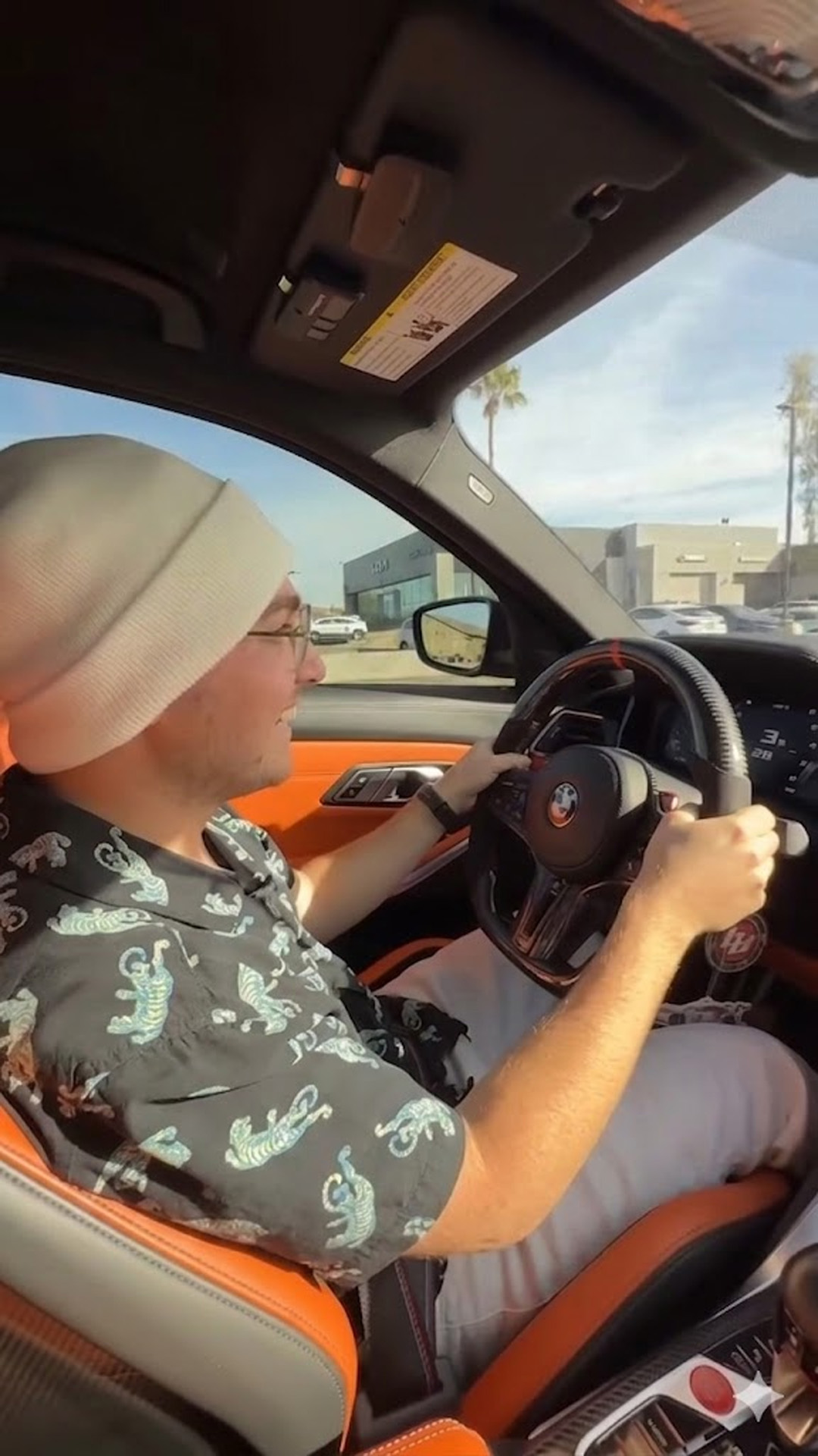 Test driving the BMW G80 M3 with aggressive sound