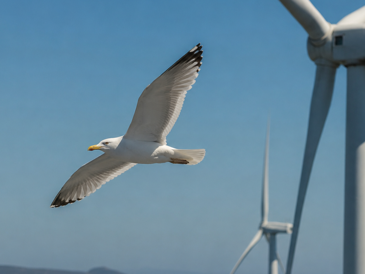 A wind farm in Poland became so loud that local birds started singing ...