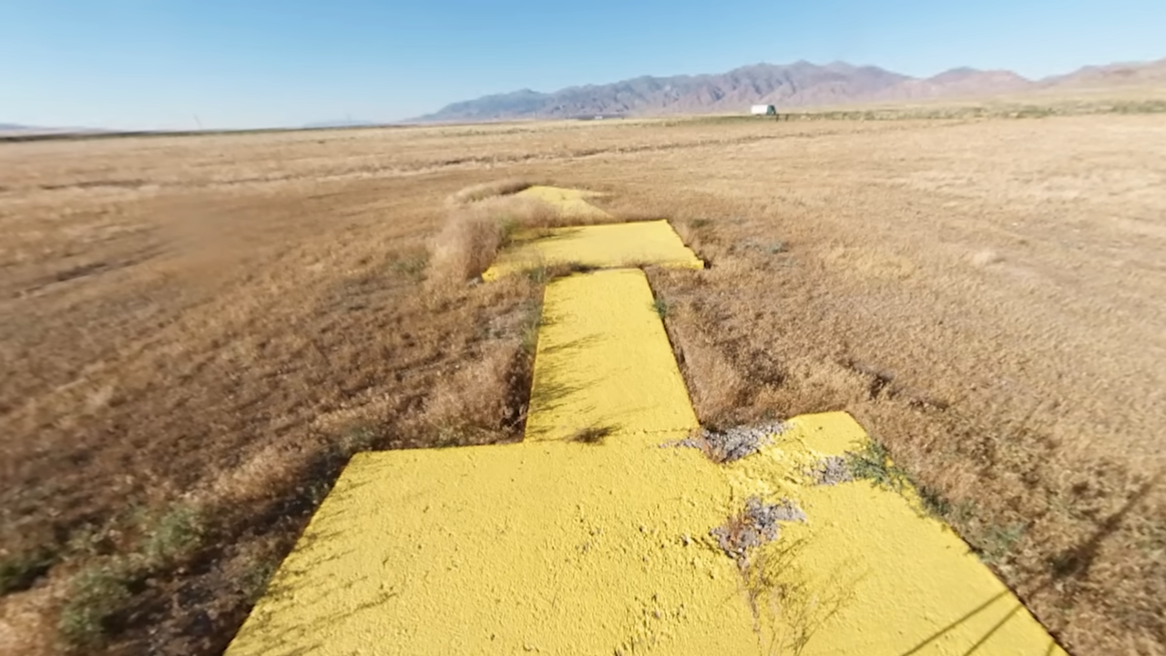 Giant concrete arrows still exist across America, but nobody uses them