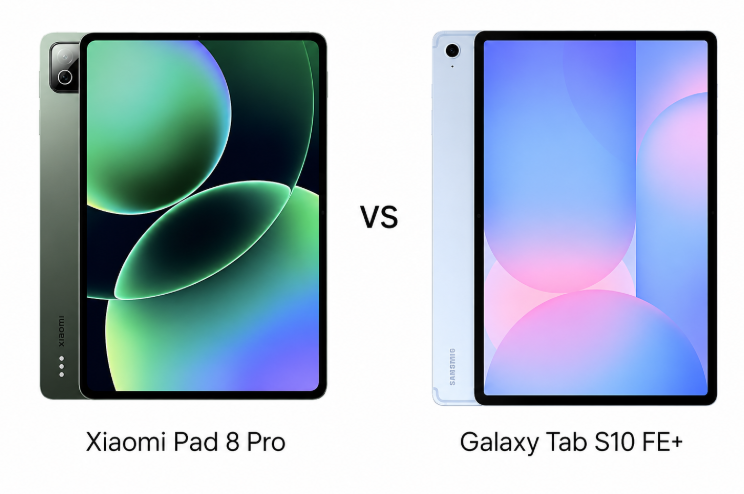 Xiaomi Pad 8 Pro vs Galaxy Tab S10 FE+: Which tablet offers better value?