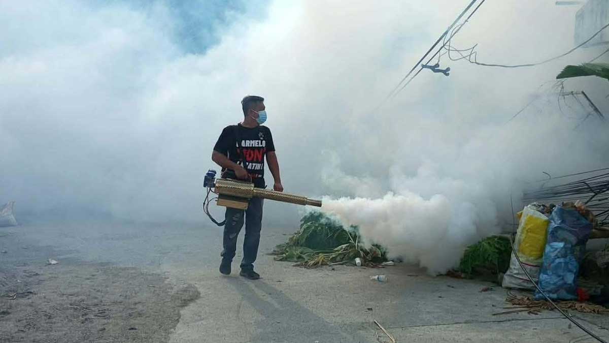 Fogging ops done at site of 9-storey building that collapsed in Angeles ...