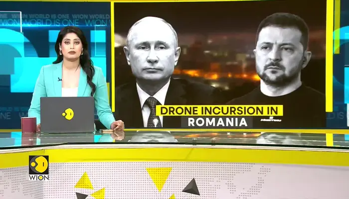 Russian drone swarm breaches NATO airspace: Apartment building hit in ...