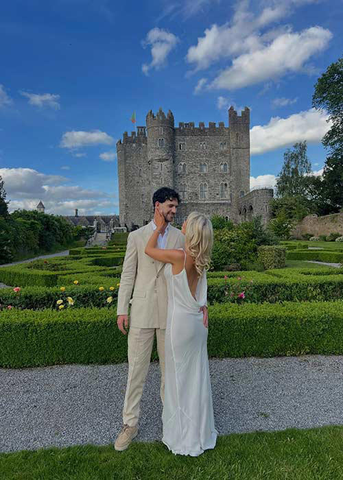 DWTS Laura Nolan wows in white ahead of wedding to Matthew McNabb