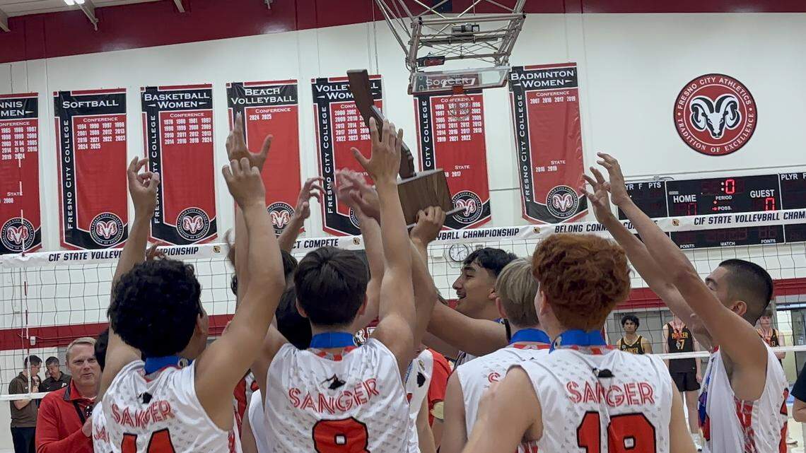 Sanger High wins first CIF Division II state boys volleyball championship