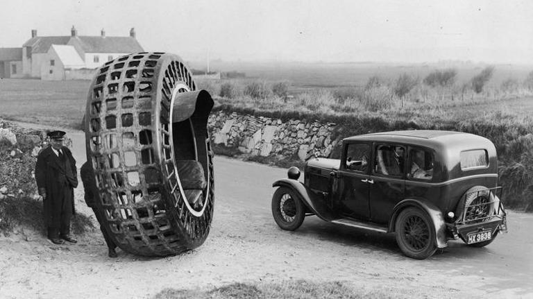 The history behind the most bizarre single-wheeled vehicle ever conceived
