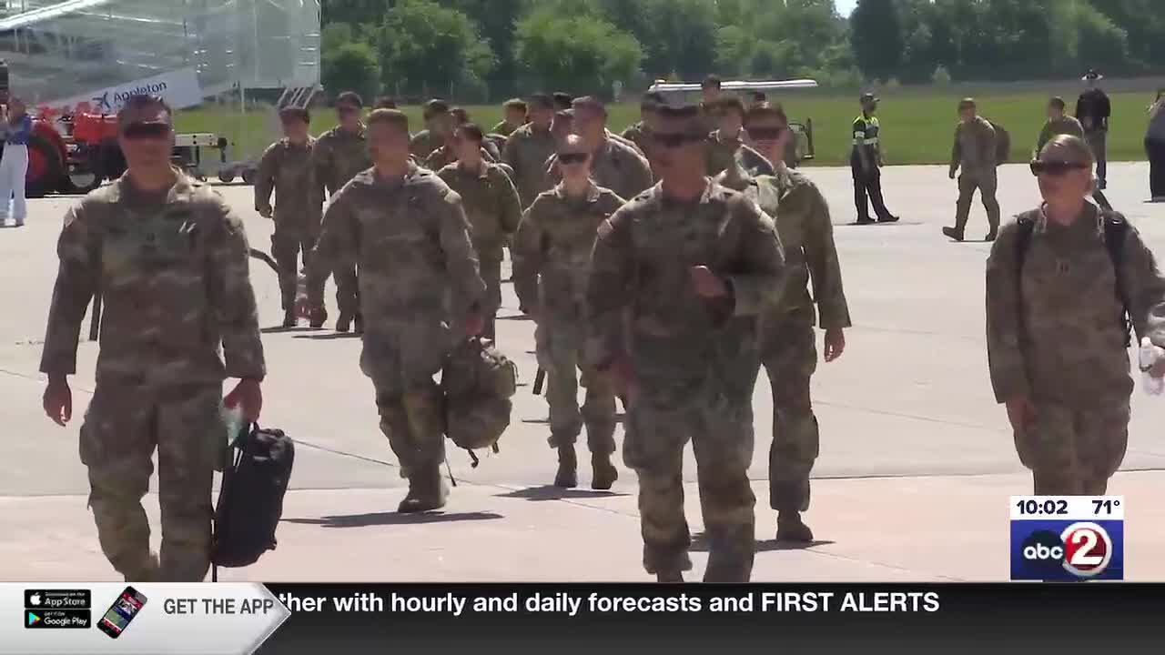 Wisconsin Army National Guard soldiers return home after year-long ...