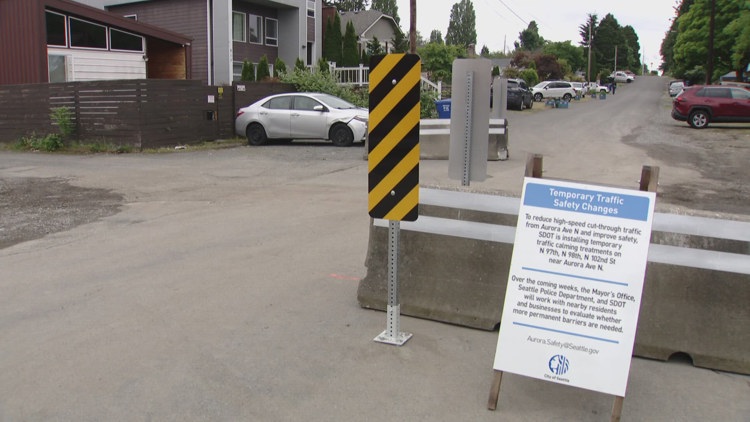 City of Seattle installs 'traffic calming treatments' to address ...