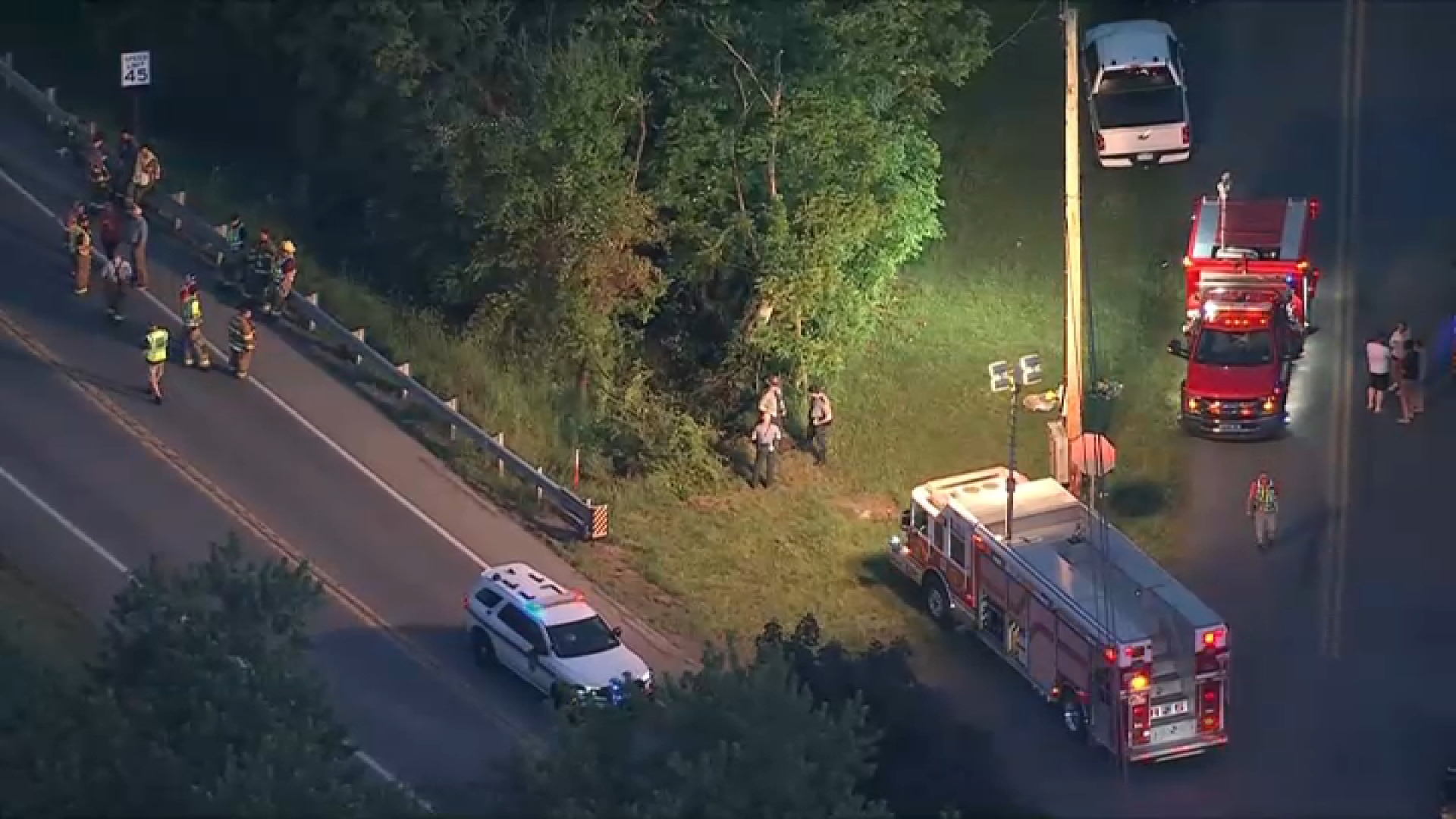 Police presence in Berks County after driver appeared to crash into ...