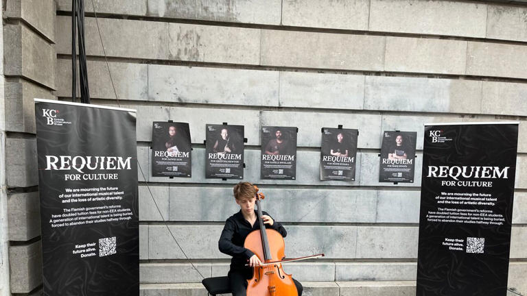 Muzikale protestactie bij Koningin Elisabethwedstrijd tegen hoger ...