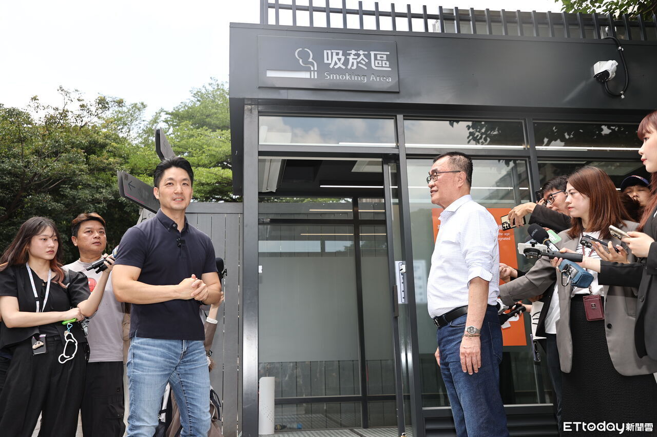心中山線形公園第2座「負壓吸菸區」今啟用 違規亂抽最高罰1萬元