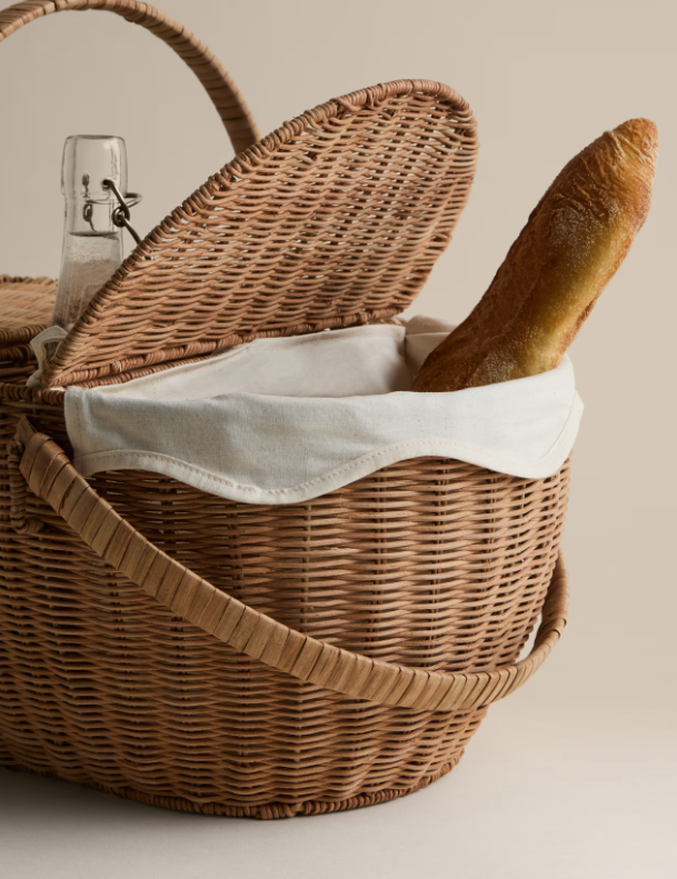 This M&S wicker picnic hamper is the ultimate upgrade for your 'picky ...