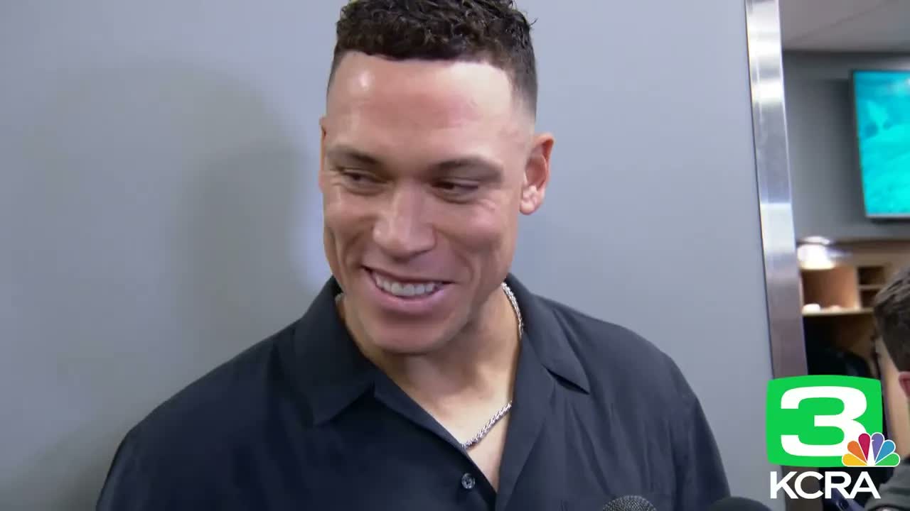 Aaron Judge on Sacramento's MLB expansion bid & Yankees victory
