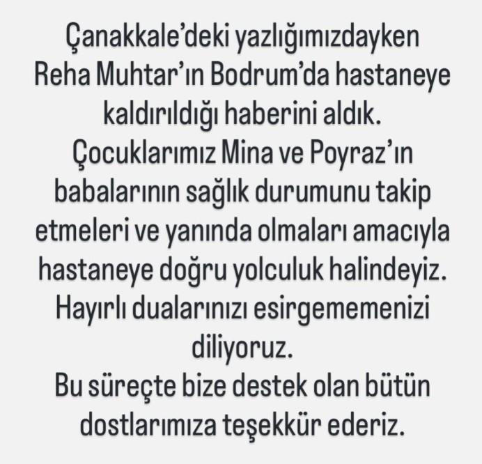 Bodrum'da hastaneye kaldırılan Reha Muhtar'ın tedavisi sürüyor