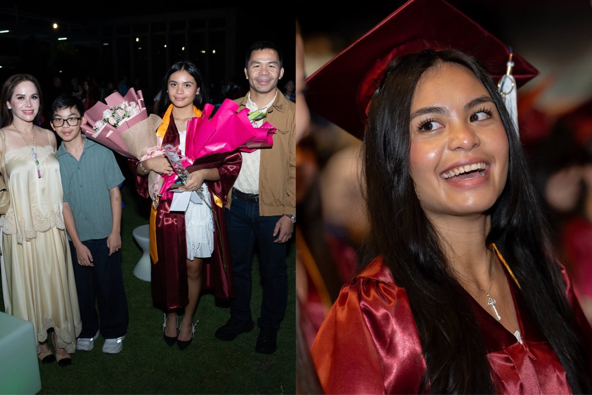 Look: Queenie Pacquiao graduates from high school