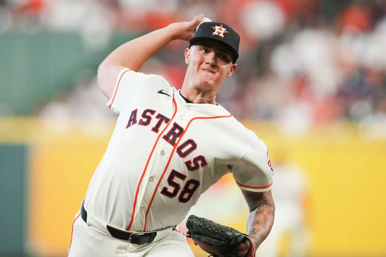 Houston Astros ace Hunter Brown hits 99 mph in his second rehab start ...