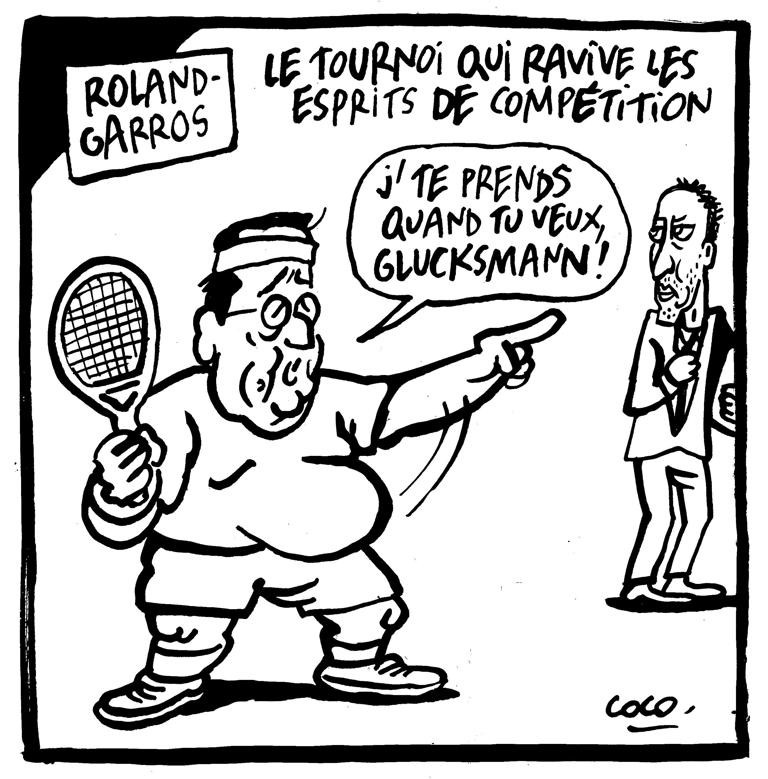 La semaine vue par Coco : Roland-Garros, Glucksmann, pic de chaleur…