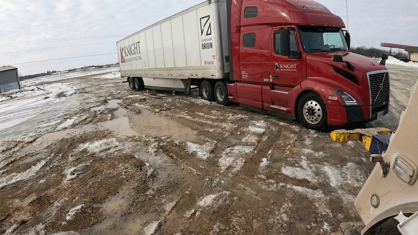 Snow, ice and hot tires
