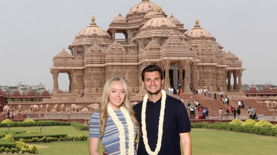 Trump's daughter Tiffany in India, visits Taj Mahal, Akshardham Temple ...