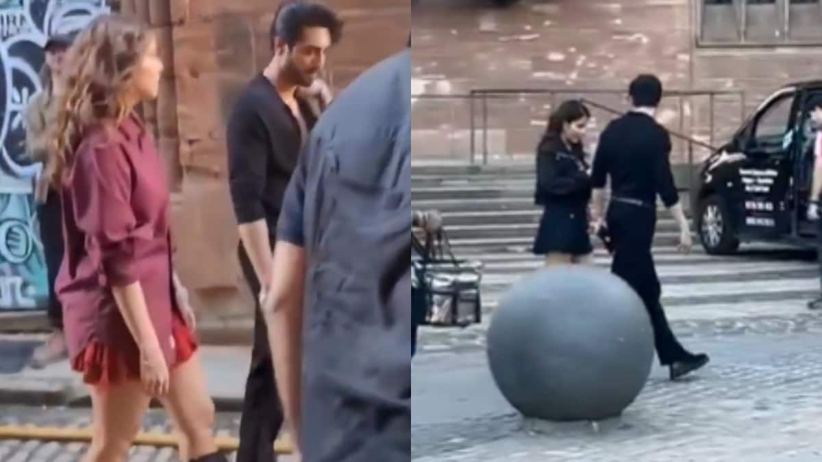 Ahaan Panday, Sharvari spotted filming in UK for Ali Abbas Zafar's next ...