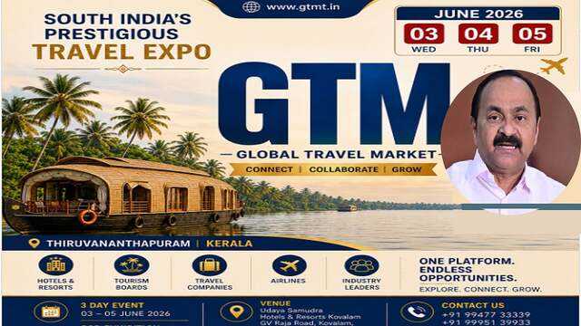 GTM 2026 to bring together 1,000-plus tour operators in Kerala from June 3