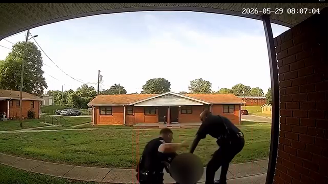Rural NC police officer filmed beating woman is suspended by police chief