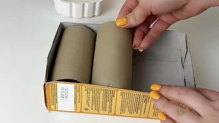 Use old toilet paper tubes to create a budget-friendly way to organize ...