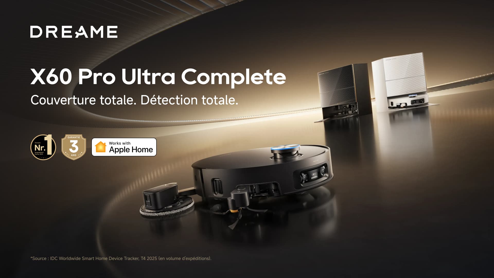 Dreame X60 Pro Ultra Complete : l’aspirateur robot laveur qui nettoie ...