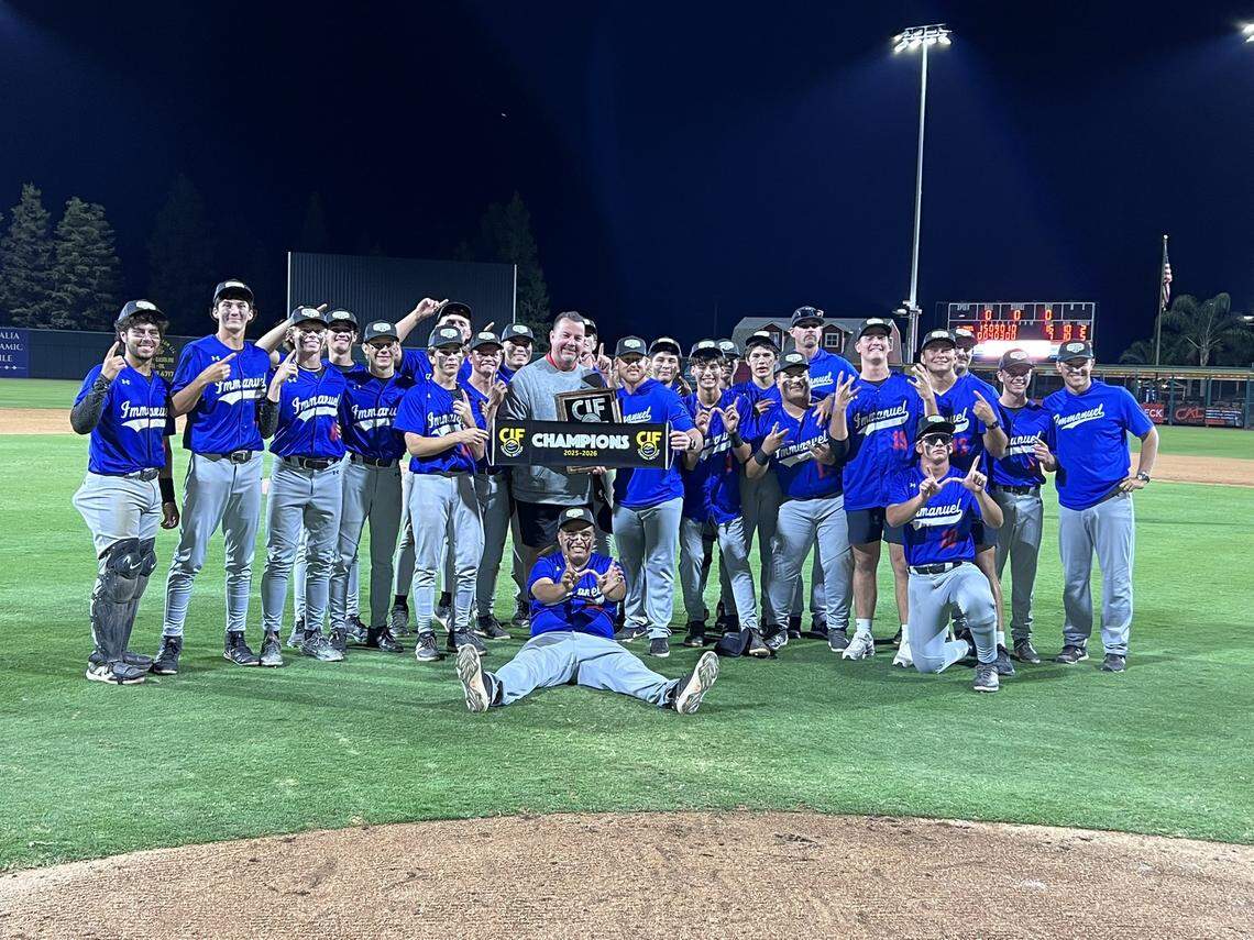 Davidson, Thomas power Immanuel to Division IV baseball title over Monache