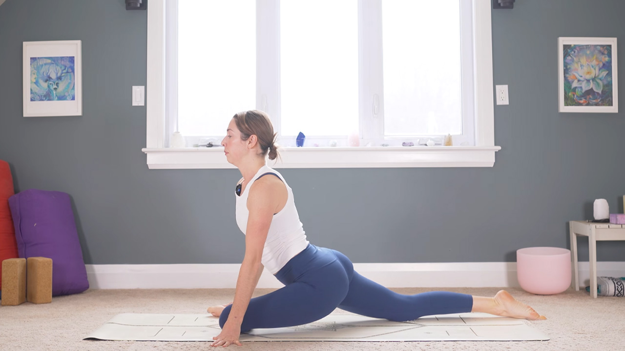 Mastering deep external hip rotation with pigeon pose variations