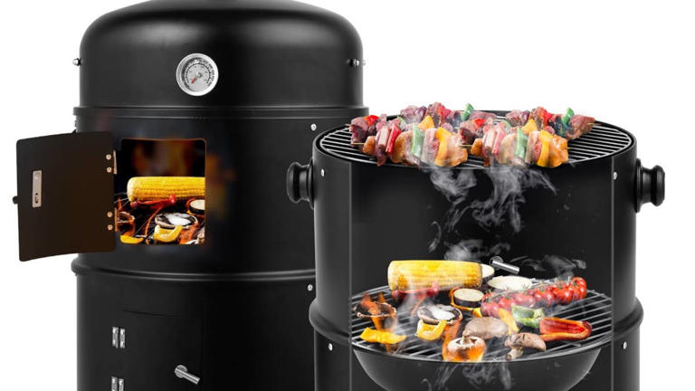Walmart's $120 3-in-1 charcoal grill and smoker is now on sale for $50