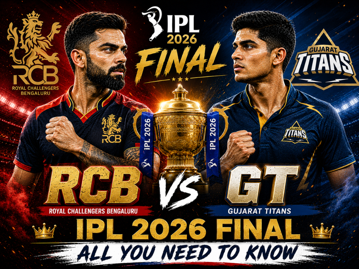 IPL final 2026: Check RCB vs GT date, time, venue, live streaming, head ...