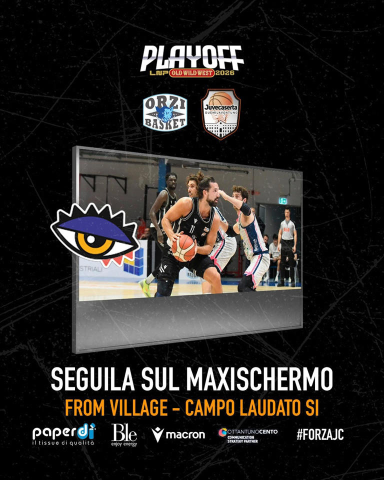 Juvecaserta-Orzinuovi gara 5: maxischermo al FROM Village per la ...
