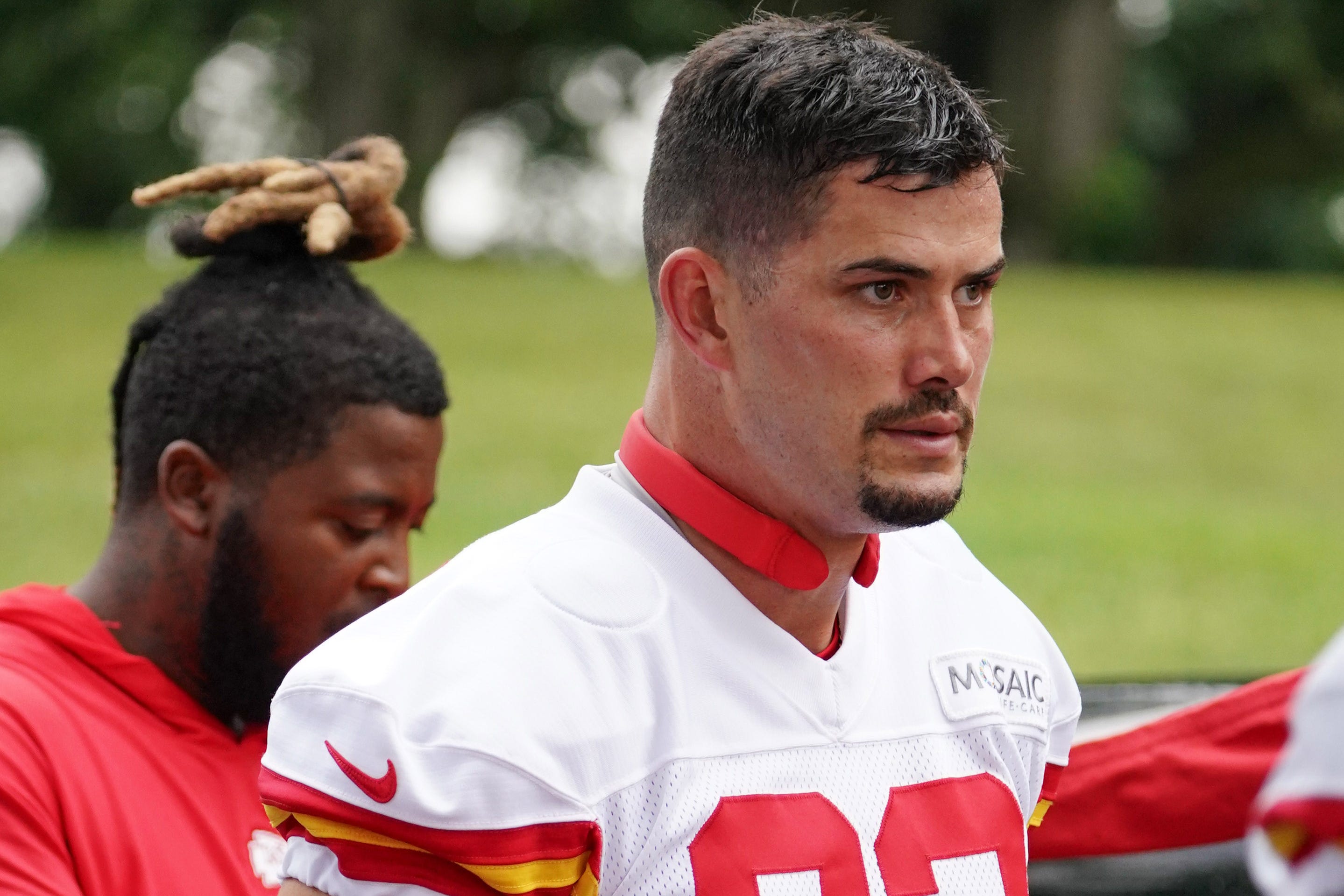 Chiefs LB Drue Tranquill opens up about the 2026 draft class at OTAs